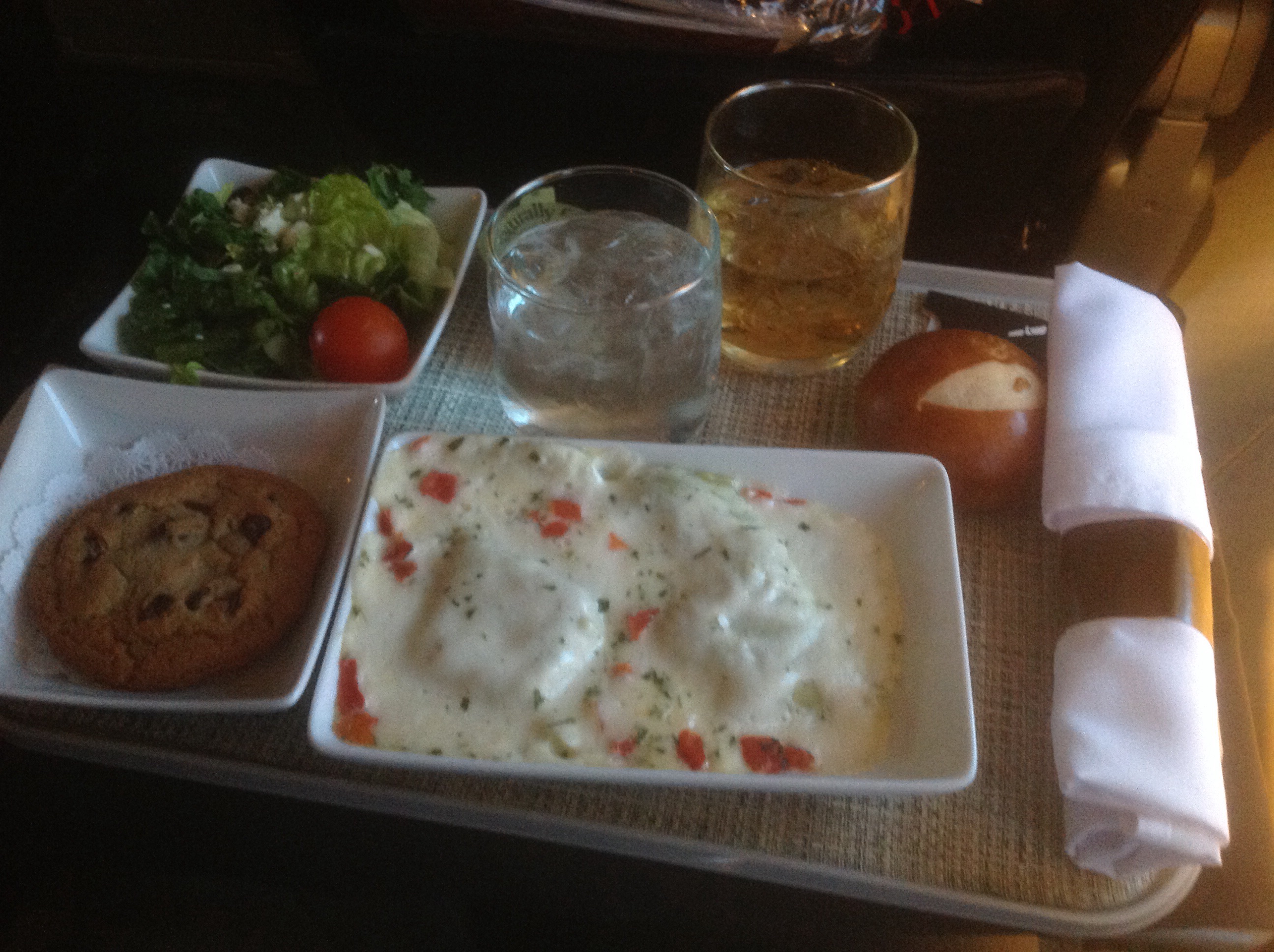 American Airlines First Class Domestic Meals – Paul Sees the World
